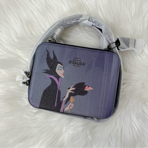 Coach | Bags | Coach X Disney Villains Maleficent Box Crossbody Bag ...